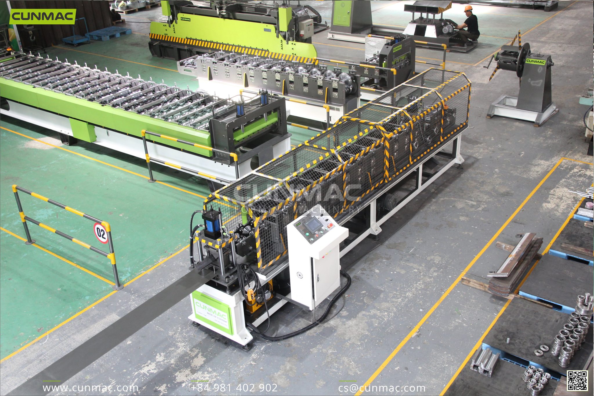 V shape roll forming machine / V Angle Roll Former | CUNMAC Vietnam
