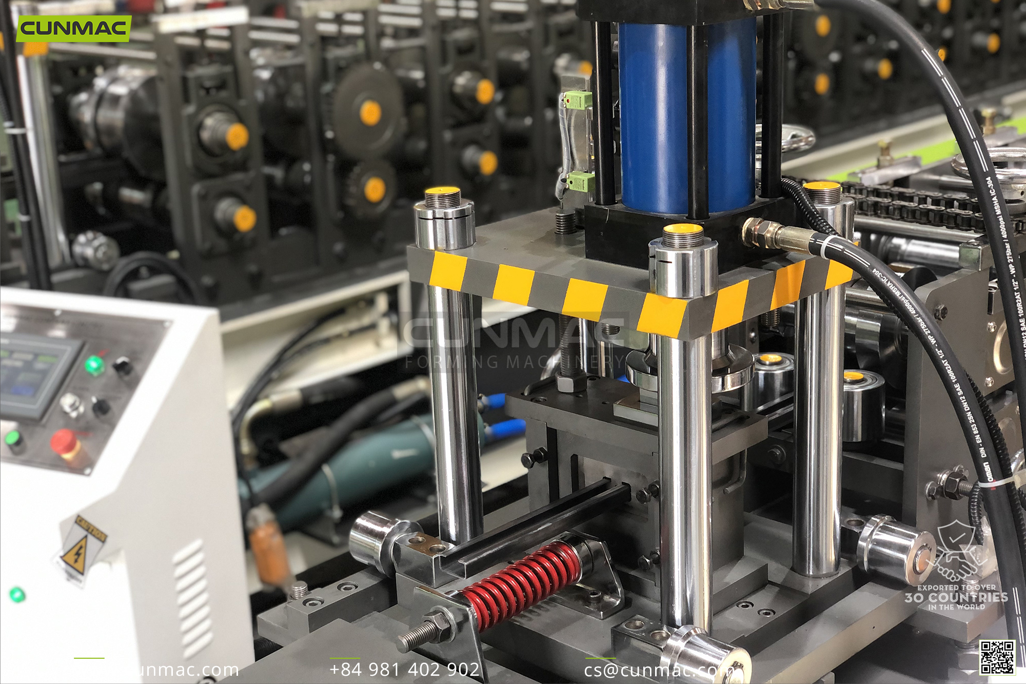 C-shape purlin roll forming machine | CUNMAC Vietnam