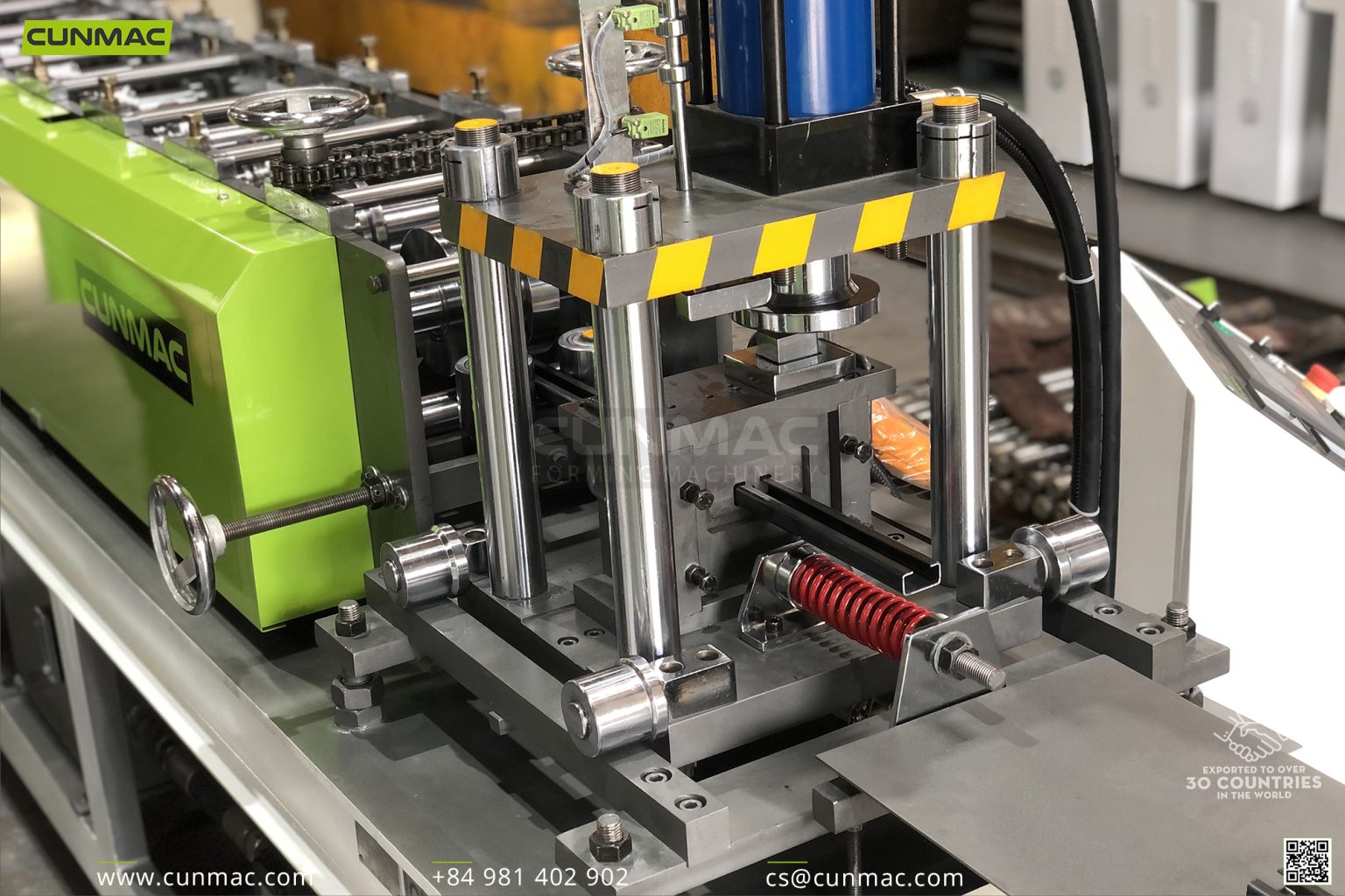 C-shape purlin roll forming machine | CUNMAC Vietnam