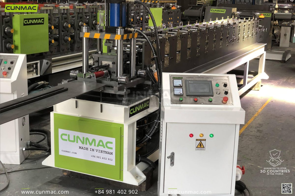 C-shape purlin roll forming machine | CUNMAC Vietnam