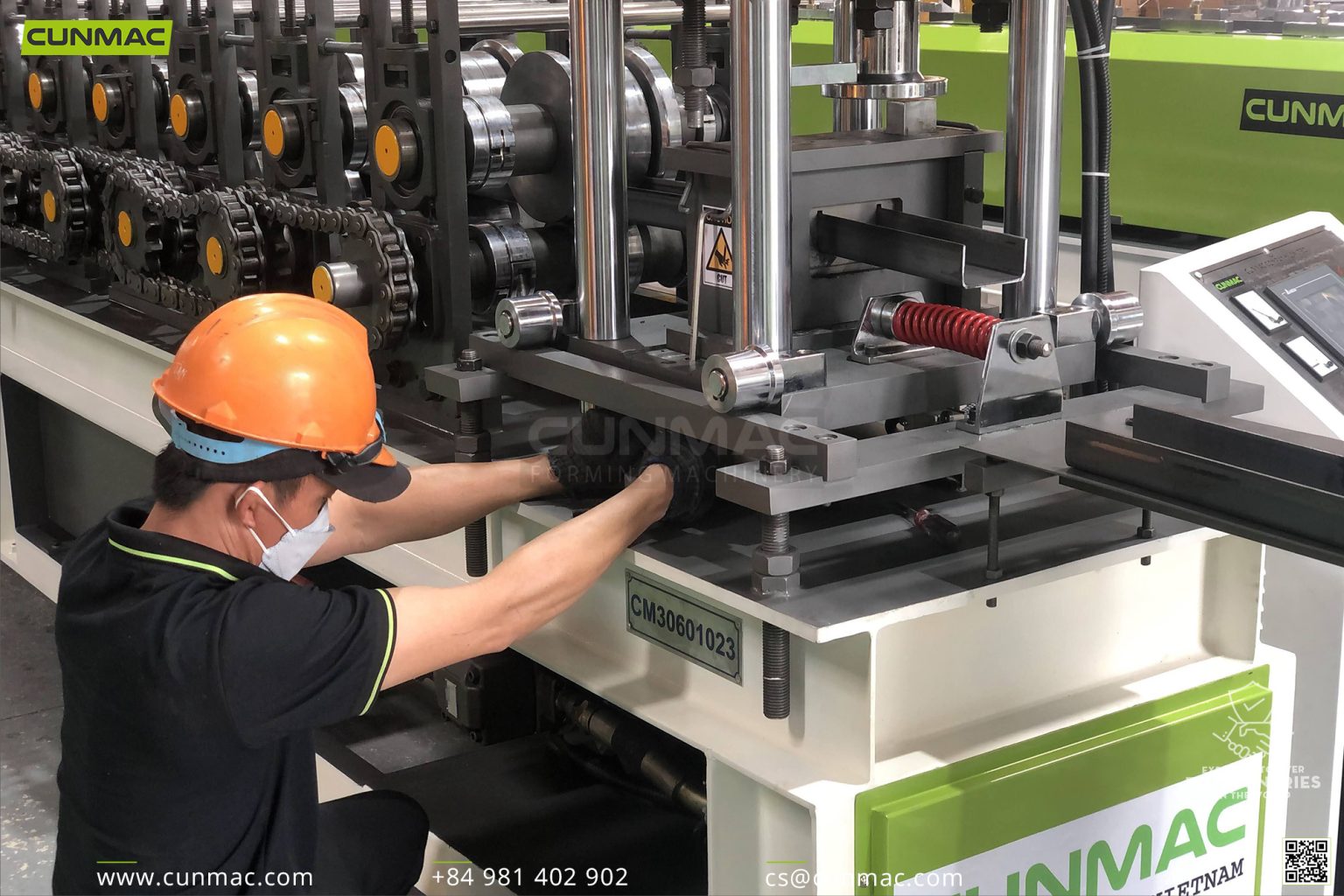 U shape roll forming machine | CUNMAC Vietnam
