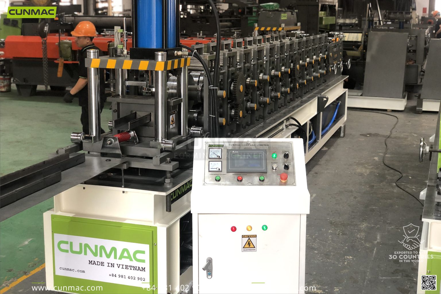 U shape roll forming machine | CUNMAC Vietnam